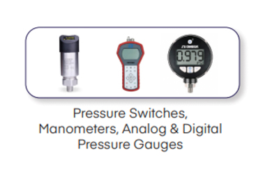 Pressure Switches, Manometers, Analog & Digital Pressure Gauges ...